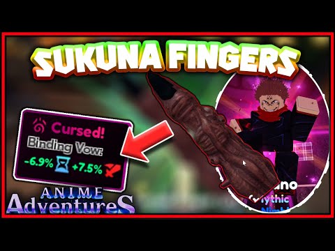 (GUIDE) HOW TO GET SUKUNA FINGERS - GET OP CURSED TRAITS! | Anime Adventures
