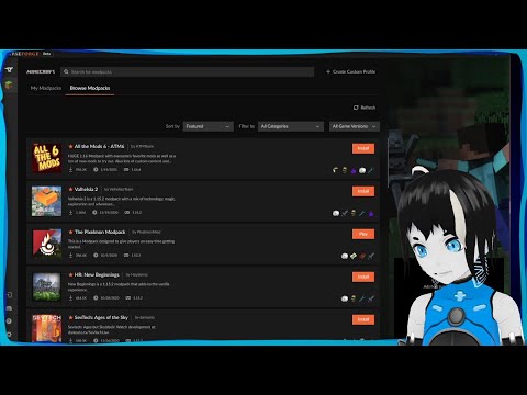 How to install CurseForge to play MineCraft modpacks!