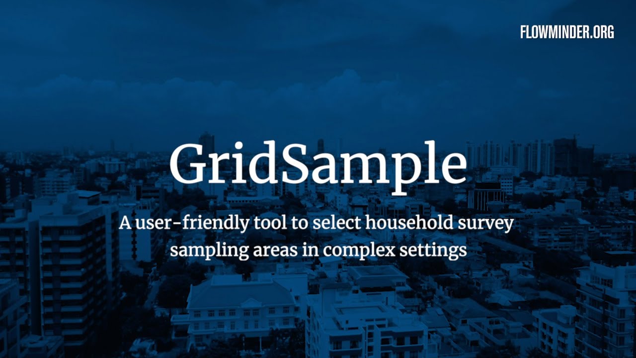 GridSample: A tool to select gridded population survey samples