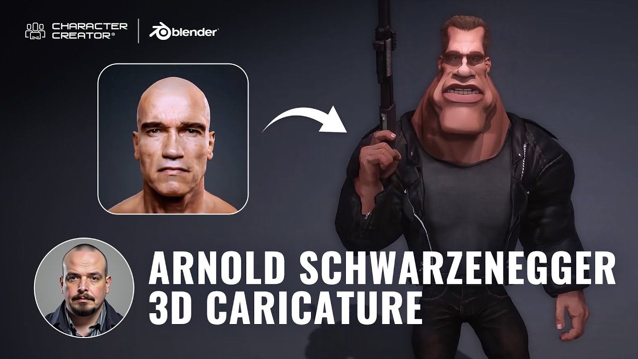 🔦 Showcase Spotlight: Creating a Stylized Arnold Schwarzenegger 3D ...