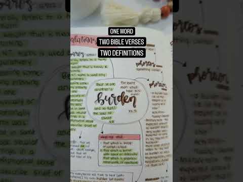 Mapping One Word from Two Bible Verses with Two Definitions in One Map! 🤯