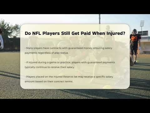 Do NFL Players Still Get Paid When Injured? - The Football Xpert