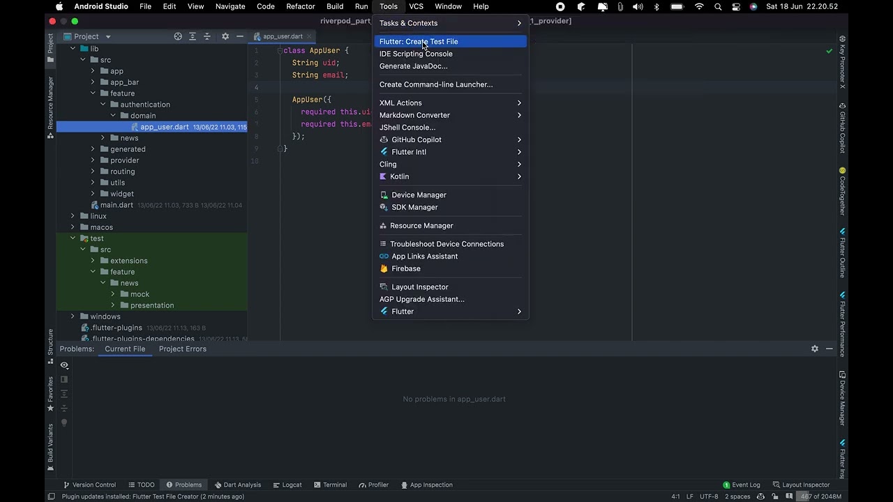Flutter Test File Creator - IntelliJ IDEs Plugin | Marketplace Flutter Test File Creator - IntelliJ IDEs Plugin | Marketplace