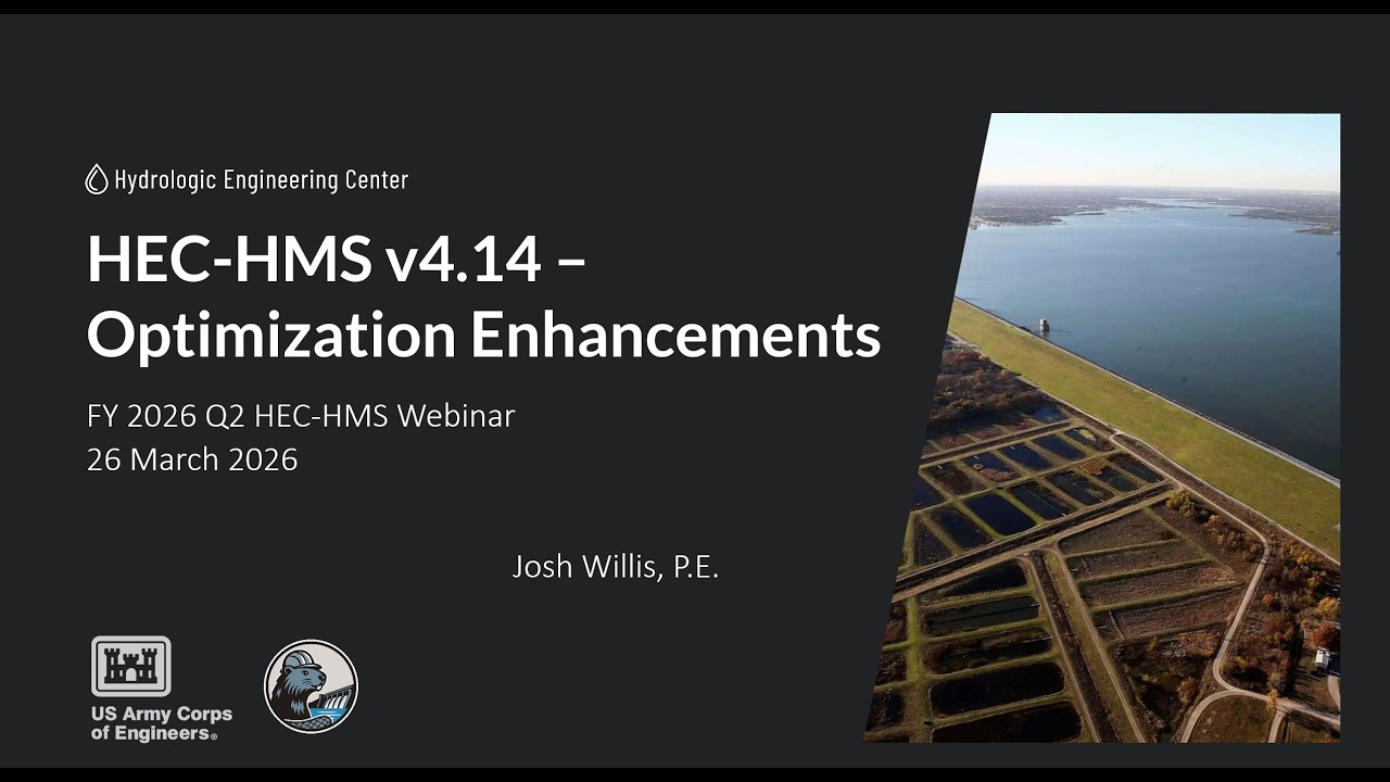 HEC-HMS FY26 Q2 Webinar: Optimization