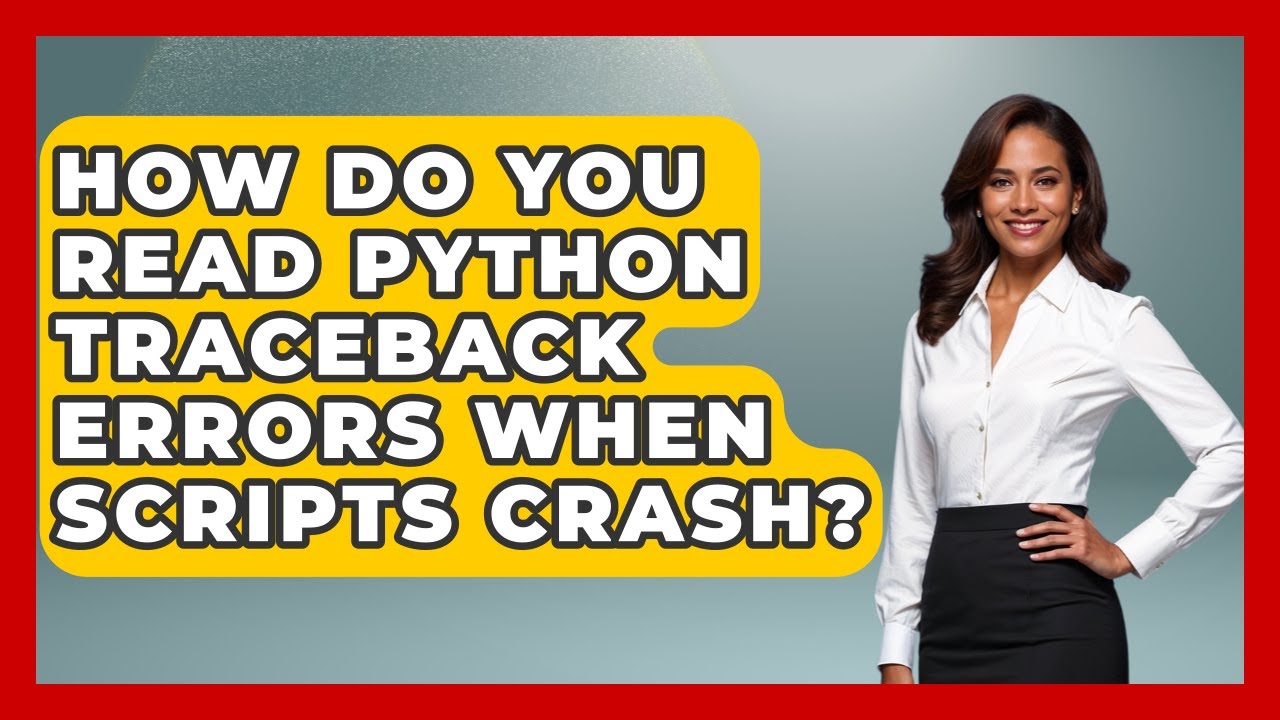 How Do You Read Python Traceback Errors When Scripts Crash? - Python Code School