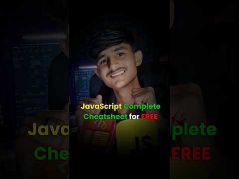 JavaScript Cheatsheet for FREE ???? #shorts #javascript #cheatcodes