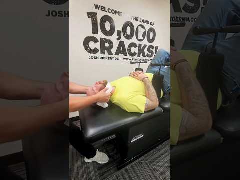 The Ring Dinger ®️: Watch Minnesota Electrician Crack Like a Glowstick #shorts #chiropractic #asmr