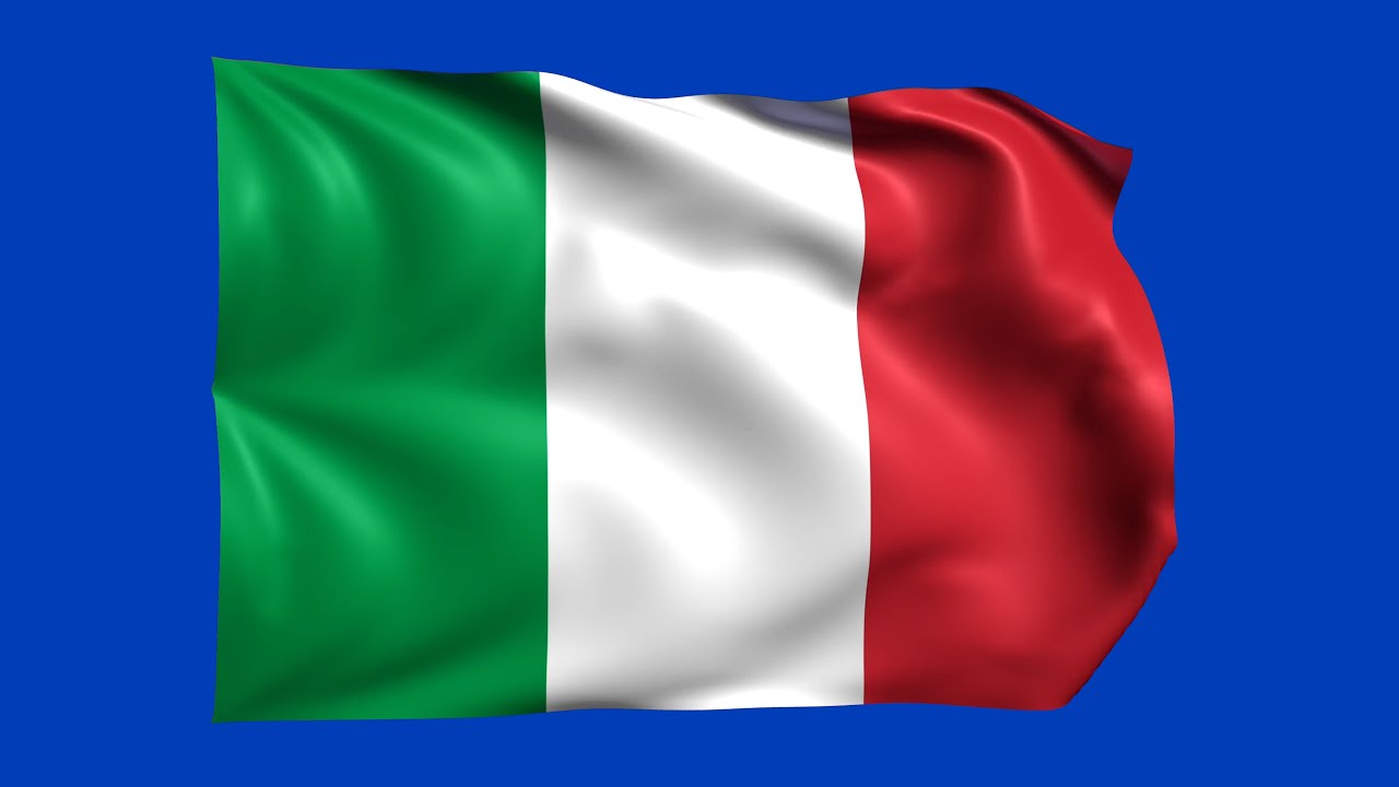 Animated Italy Flag in 4K is the MOST SATISFYING thing ever (Italian Flag)