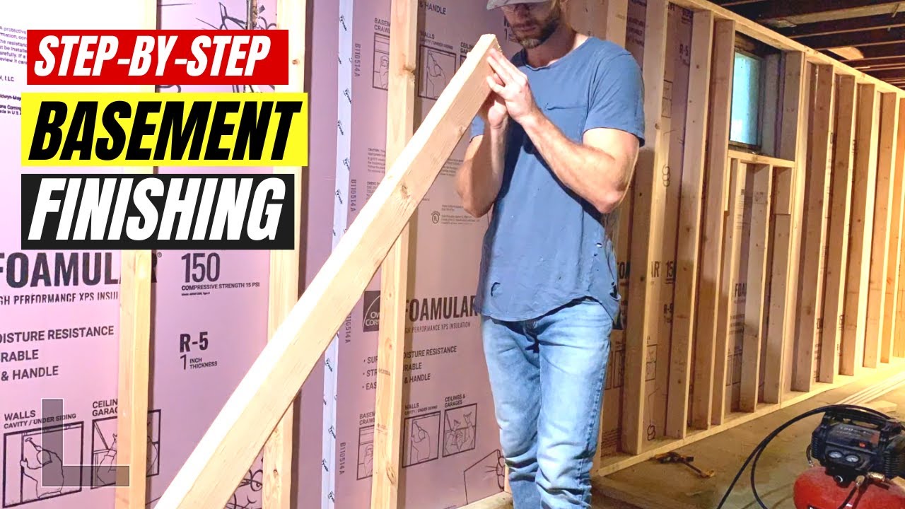 How to Finish a Basement From Start to Finish! (DIY Basement Renovation and Remodeling Guide)