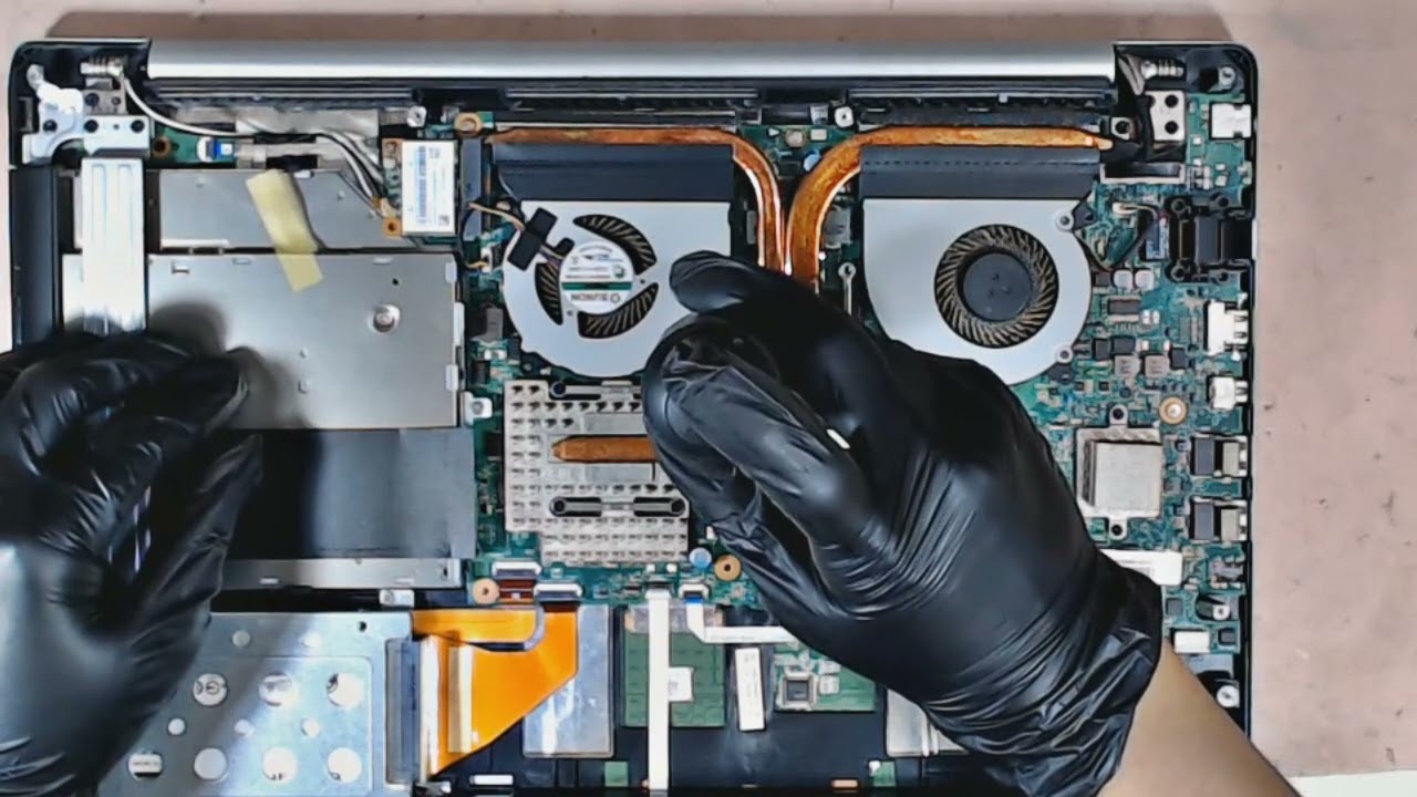 Asus N550JK CM031H W490 LCD Flex Cable Replacement Deep Cleaning.