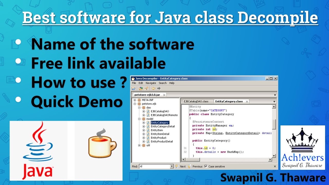 Java decompiler Demo || Software for Converting .class to .java || Compile vs Decompile