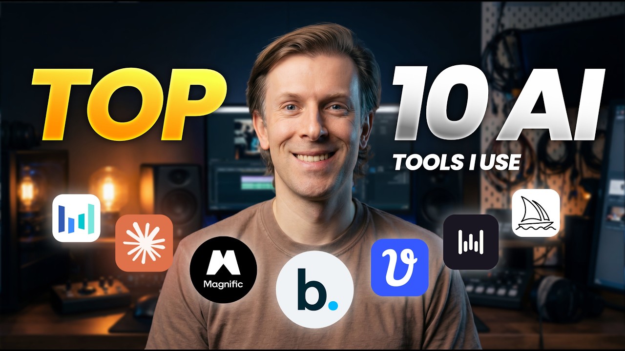 TOP 10 AI Tools That I ACTUALLY Use for Presentations!