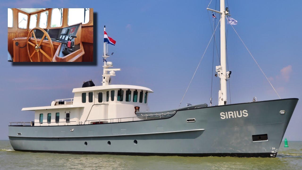€899K STEEL Trawler Yacht (5,000 NM Range) M/Y 'Sirius'