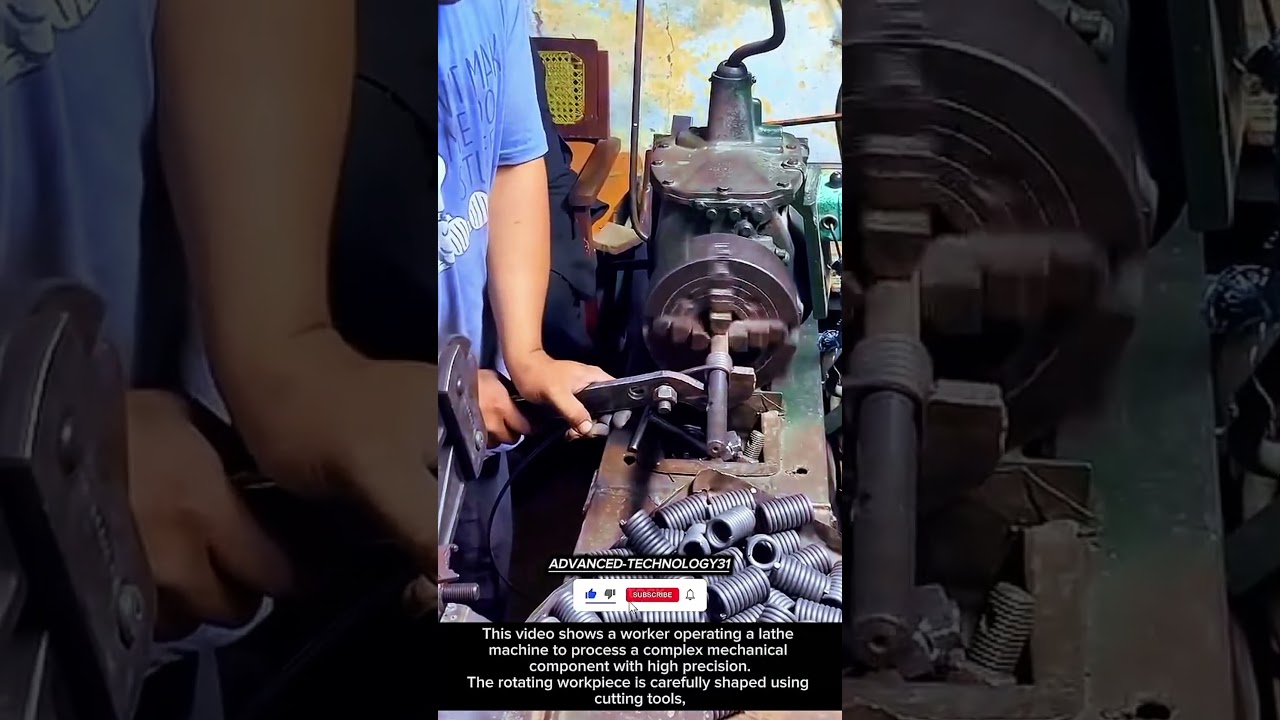 Precision Turning: Lathe Machine Crafting Complex Components !! #innovation #tool #machine