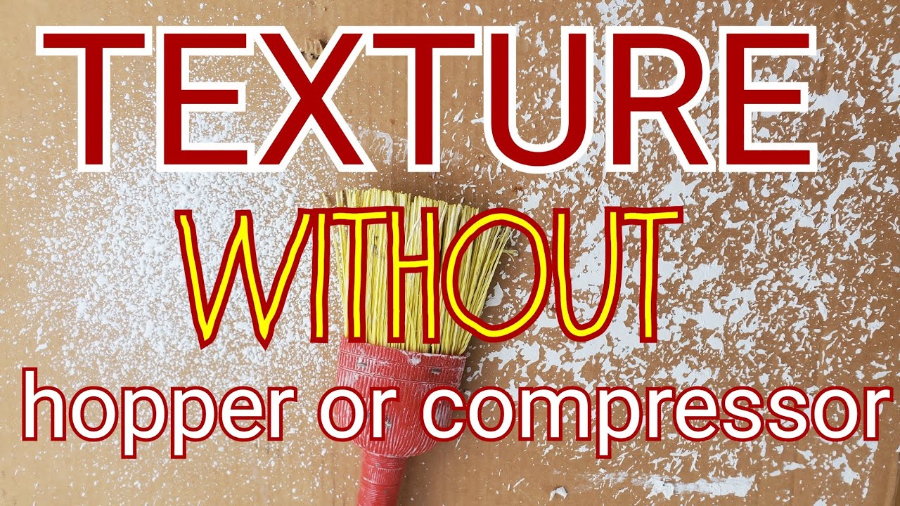 Easy wall texture (no hopper). #orangepeel, #knockdown, #texture