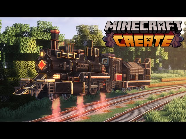Create Mod | Back to the Future Train (Tutorial) Minecraft Map