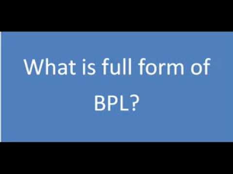 bpl full form