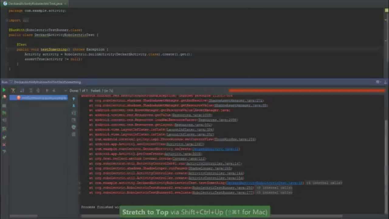 Unit Testing on Android with Robolectric