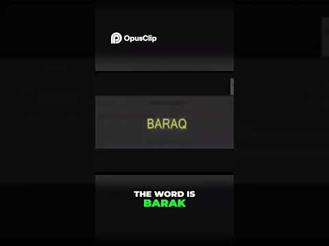 Discover the Meaning of 'Barak' Hebrew for Lightning#bible ##reels #bible #story #christian #sub