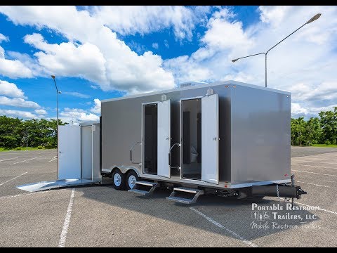 ADA Portable Restroom Trailer + 6 Station | Oahu Series
