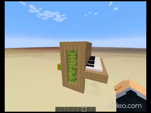 Piano with Music Roller Minecraft Map