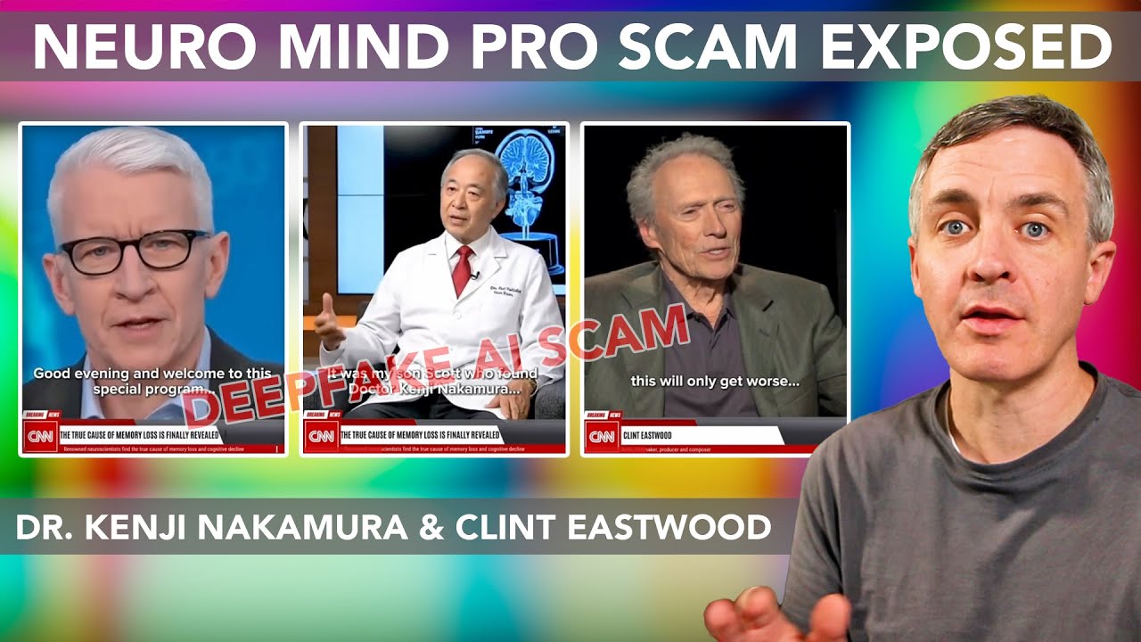 Neuro Mind Pro Reviews Scam, Dr. Kenji Nakamura and Clint Eastwood, Explained
