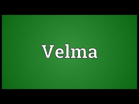 Velma Meaning