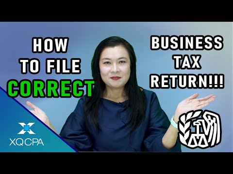How To File A Business Tax Return