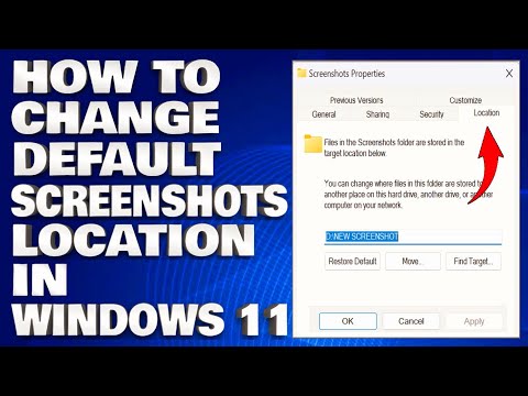 How To Change The Location Of The Default Screenshots Folder in Windows 11 [Guide]