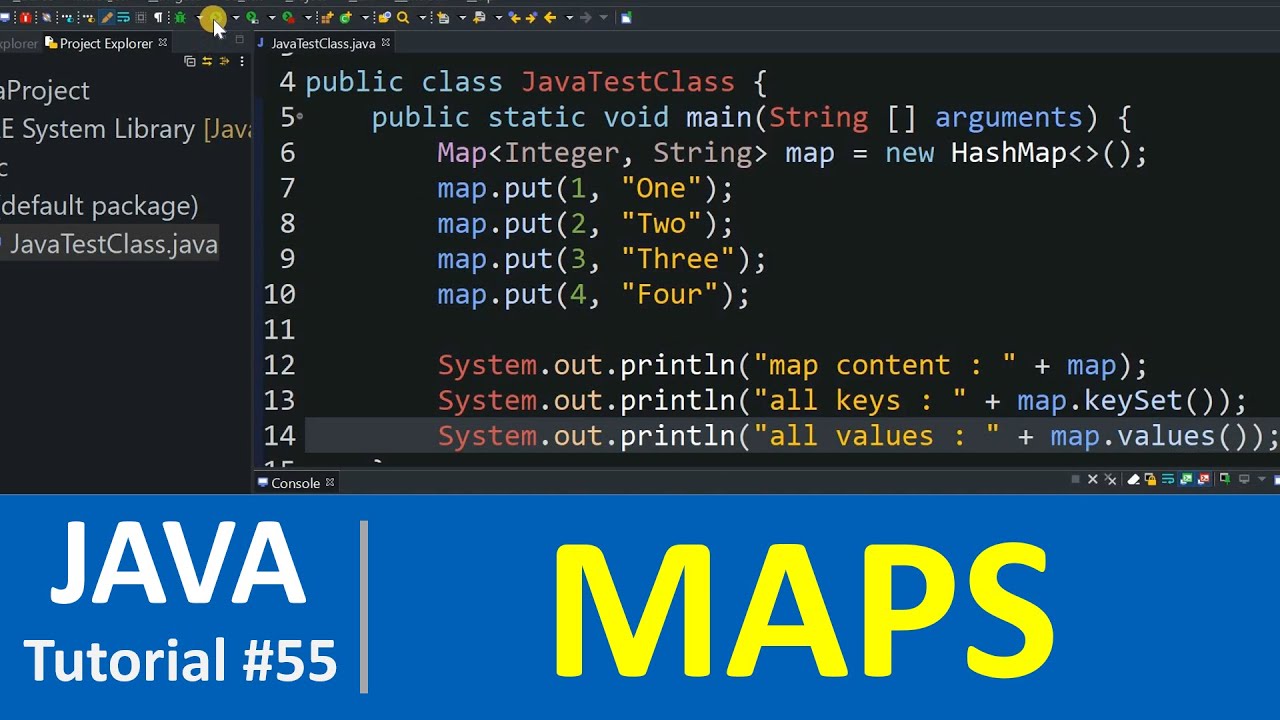 Java Tutorial #55 - Java Map Interface with Examples (Map Data Structure)