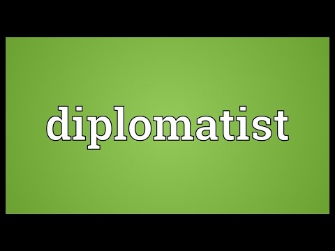 Diplomatist Meaning