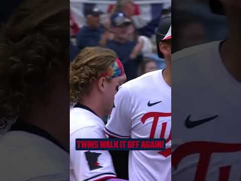 Brooks Lee and the Twins walk it off for the SECOND consecutive day!