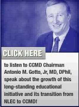 CCMD PPS Dr Antonio Gotto, MD, discusses CCMDweb.org