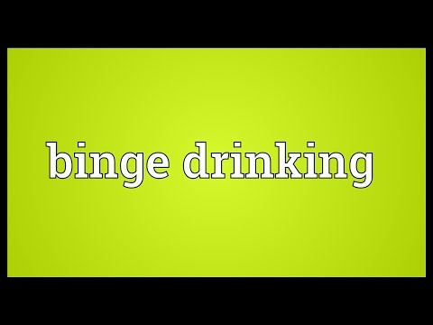 Binge drinking Meaning