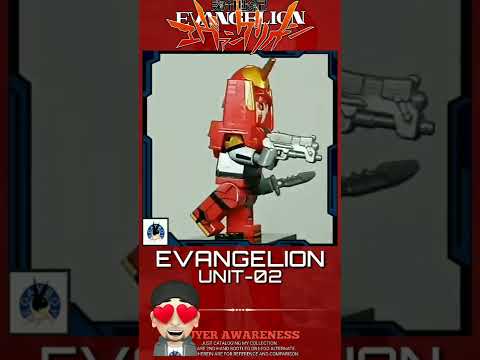 Evangelion EVA-02 Minifigure | PG-1407 | #shorts
