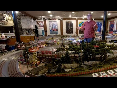 Dearborn basement transformed into epic slot car track