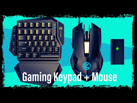 Gaming Keyboard and Mouse for Xbox One, PS4, PS3, Nintendo Switch, PC