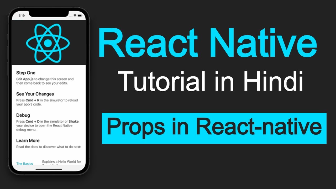 React Native tutorial in Hindi #10 Props in react native