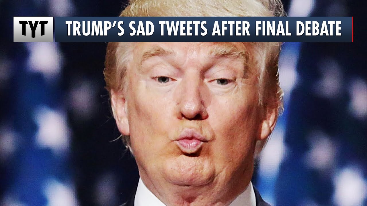 Trump's Pathetic Tweets After Final Debate