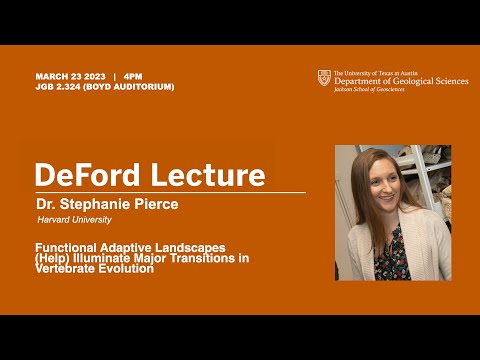 Stephanie Pierce | Functional Adaptive Landscapes Illuminate Transitions in Vertebrate Evolution