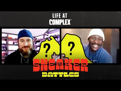 Josh Luber of StockX vs Charlotte Hornets Bismack Biyombo in aĀ SneakerĀ Battle | #LIFEATCOMPLEX