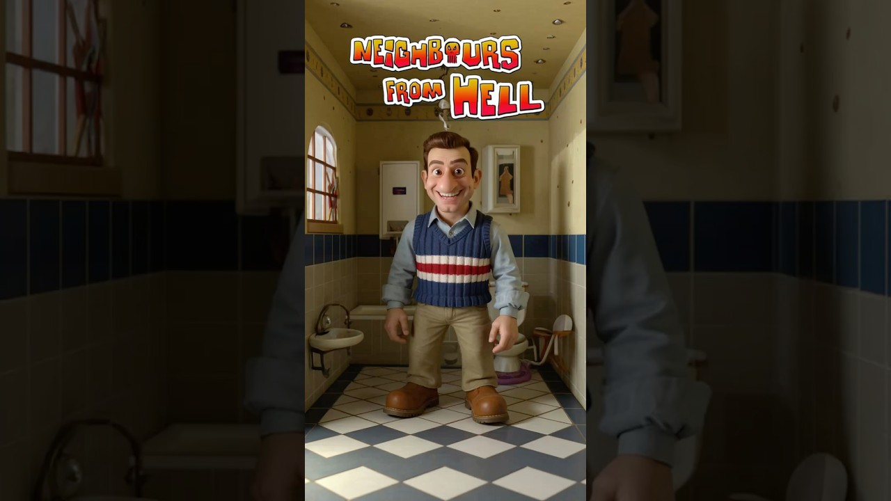 Neighbours from Hell in real life #shorts #aivideo #videogames