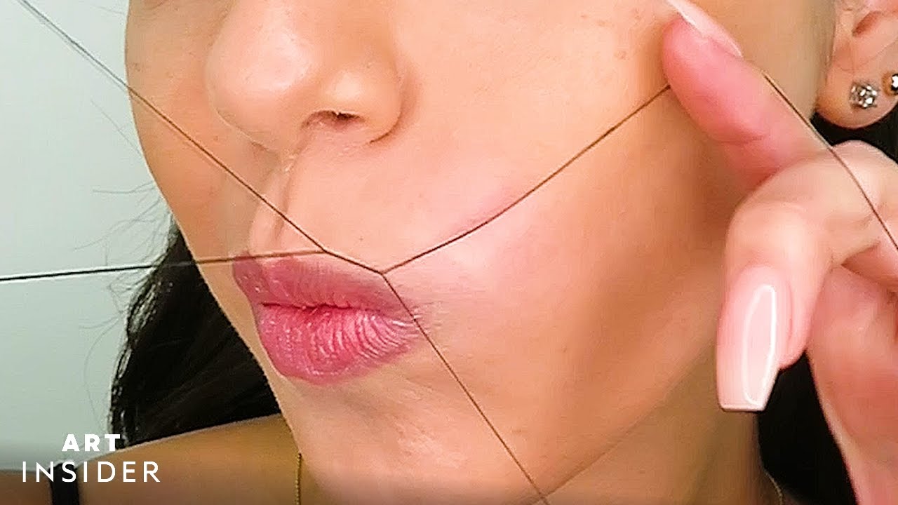 How To Thread Your Own Upper Lip Hair