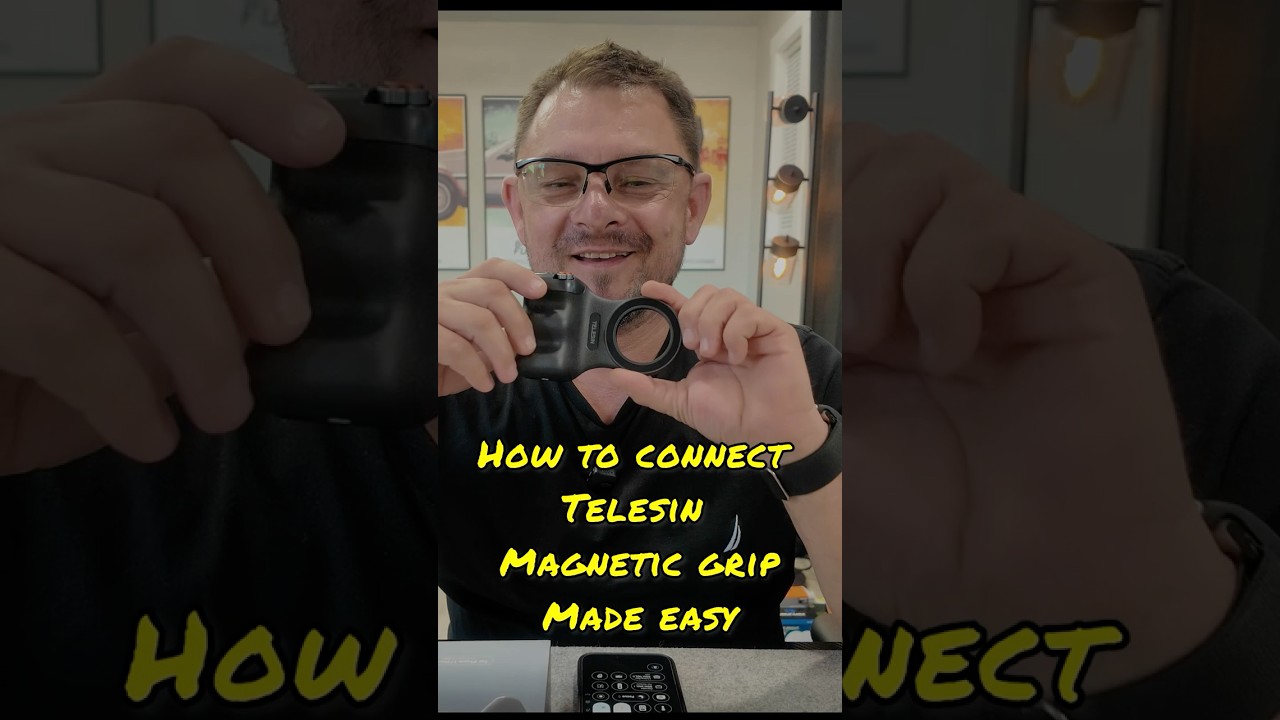 STEP-BY-STEP: HOW TO PAIR TELESIN FUNSHOT MAGNETIC CAMARA GRIP WITH IPHONE TUTORIAL