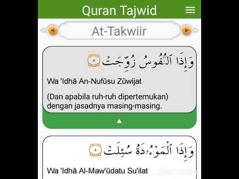 Surat at takwir ayat 7 dan 8