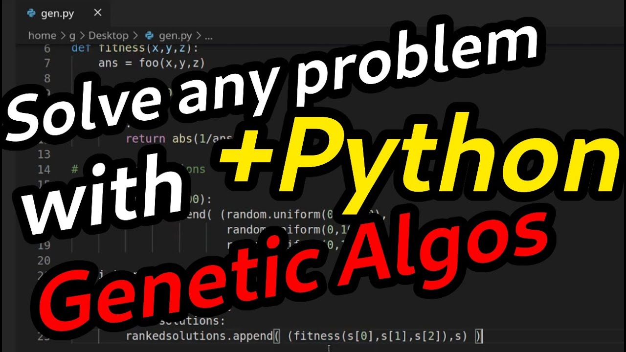Genetic Algorithm In Python Super Basic Example