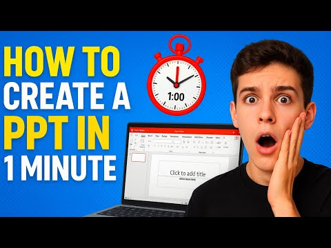 Create a PPT in Just 1 Minute Using AI! ||Daily Ai Telugu