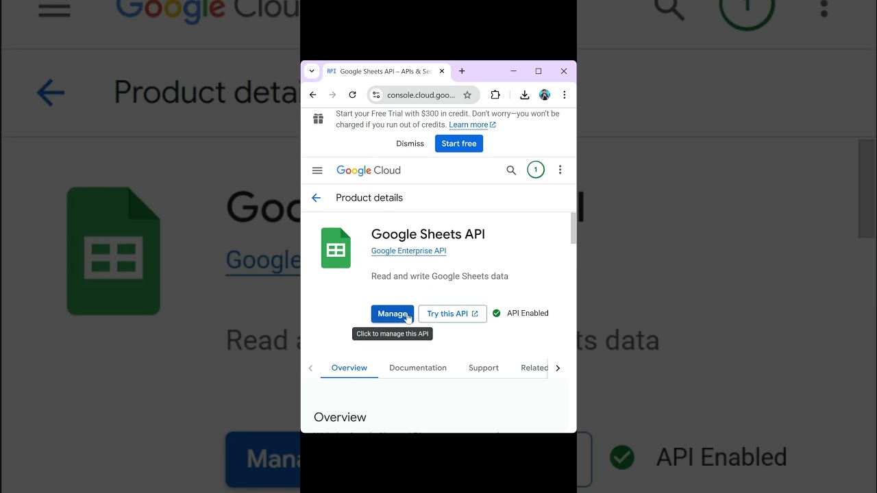 Connect Google Sheets API in 60 Seconds!✨ Please subscribe to support and help