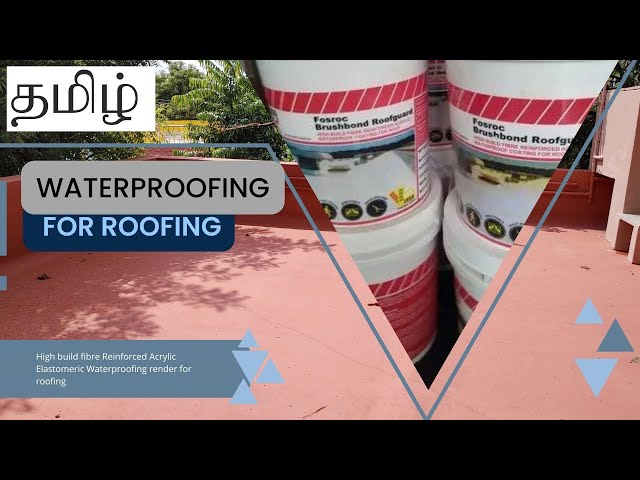 Waterproofing Coating - 20 L Fosroc Brushbond Roofguard Waterproof ...
