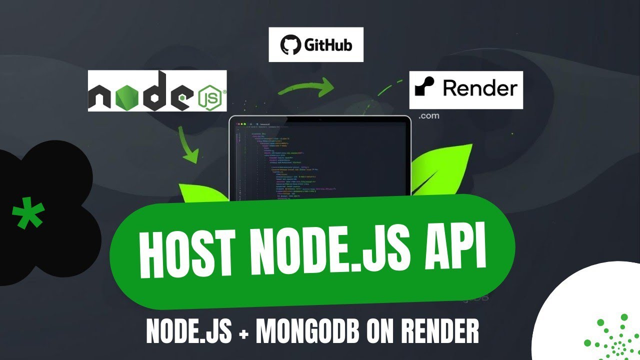 Deploy Node.js API on Render | MongoDB + GitHub Full Deployment Tutorial (Free Hosting)